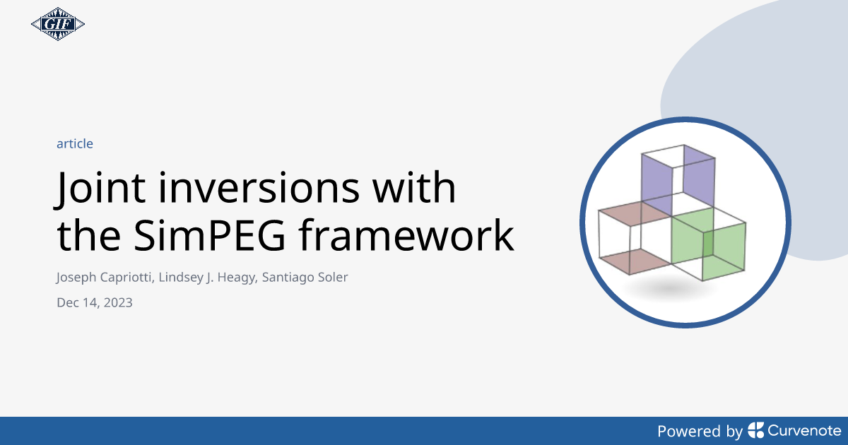 Joint inversions with the SimPEG framework