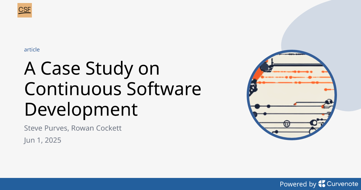 A Case Study on Continuous Software Development
